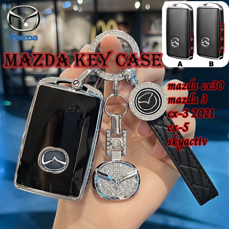 Mazda 2/3 buttons key case Mazda car key case for Mazda mazda cx30 ...