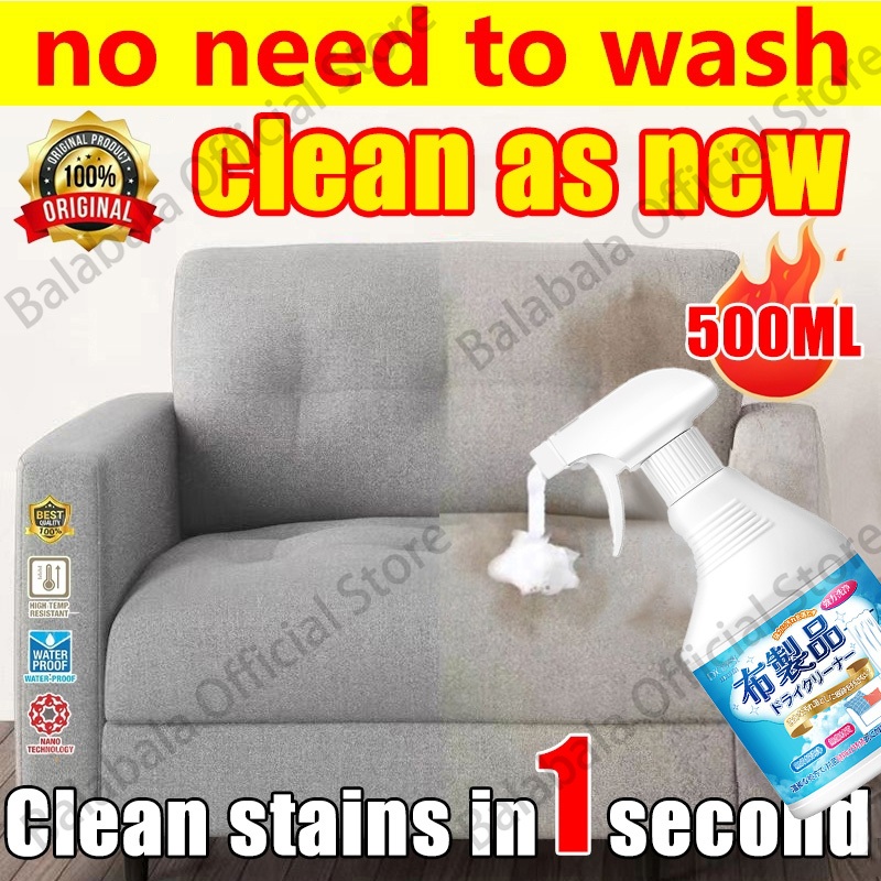 fabric sofa cleaner 500ml Powerful 99.9% Antibacterial Stain Remover Fabric Sofa Cleaner carpet ...