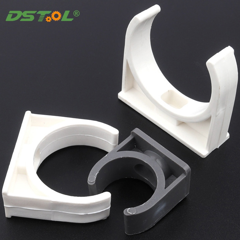 5/10Pcs 20 25 32 40mm U Type PVC Pipe Clamp Connector Plastic Tube ...