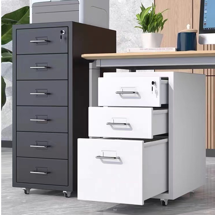 3/5/6 Layer Metal Drawer Unit-Minimalist Home Office Drawer File ...