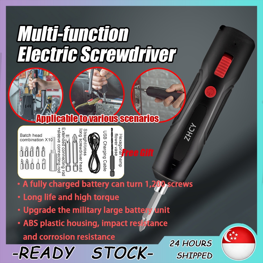 【SG Stock】Electric Screwdriver Multi-Function Strong Automatic Clutch ...