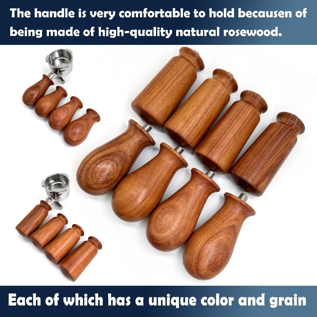 NEOUZA M10 M12 Portafilter Rosewood Handle Espresso Coffee Machine ...