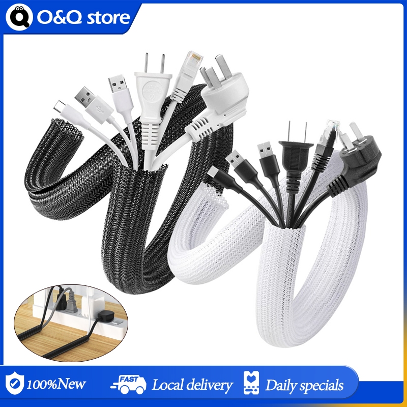 Cable Management Sleeves Split Cord Protector Wire Protector Loom ...