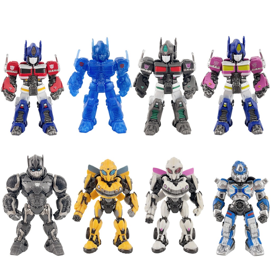 8Pcs/Set 10cm Transformers Anime Figure Megatron Jazz Ironhide ...