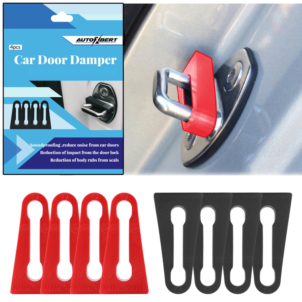 Car Door Lock Sound Shock-Absorbing Damper Deadener Buffer Shock-Proof ...