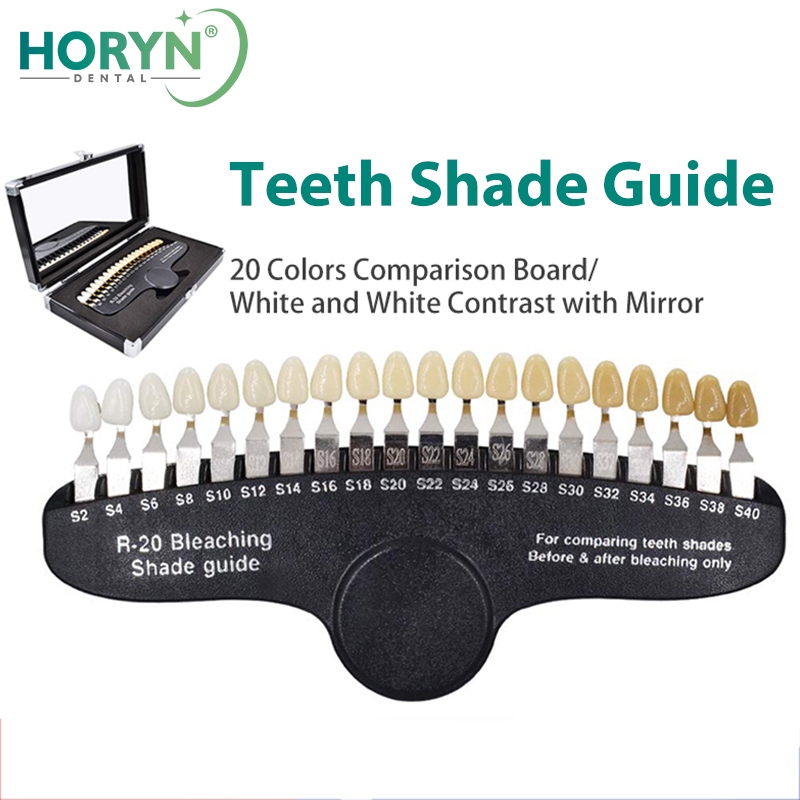 Professional 3D Shade Guide Tooth Shade Chart Board Color Comparator ...
