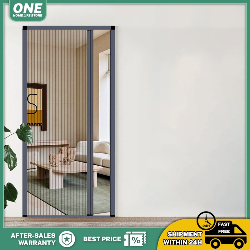 Aluminum alloy folding mesh screen door mosquito proof screen door No ...