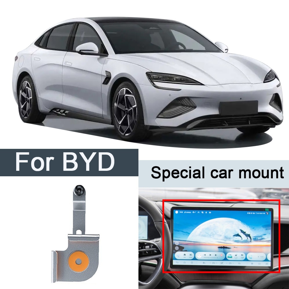 For BYD ATTO 3 BYD Seal phone holder car screen design, metal silicone ...