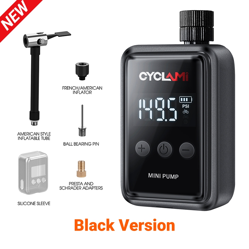 150 PSI Portable Pocket Bike Electric Air Pump MINI Fast Air ...