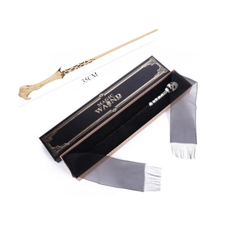 Harry Potter Magic Wand Metal Core Stick Children's Toy with Ribbon Box ...