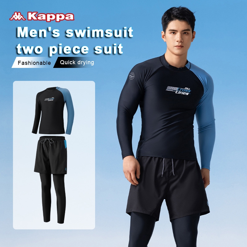 kappa men's swimsuit suit 2024 latest jellyfish suit men's long-sleeved ...