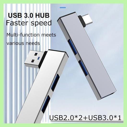 3 Ports High Speed USB 2.0 Super Speed and USB 3.0 USB Hub Splitter ...