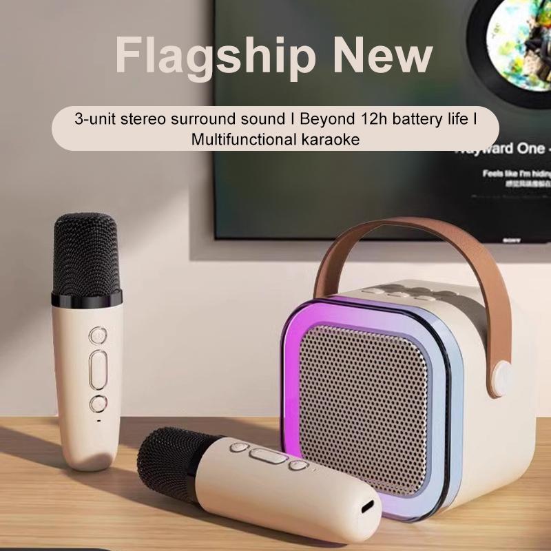 【SG 24H SHIP】K12 mini karaoke speaker 3D stereo amplifier with ...