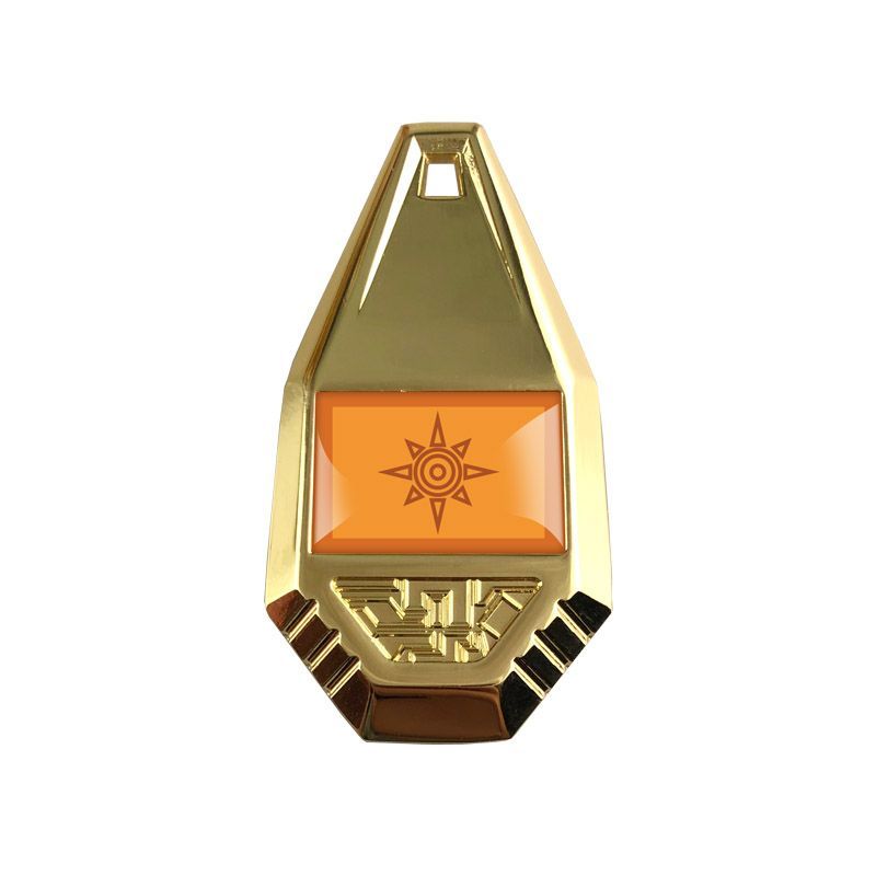 Digimon Evolution Badge Evolution Key Necklace Pendant Keychain Taiyi ...