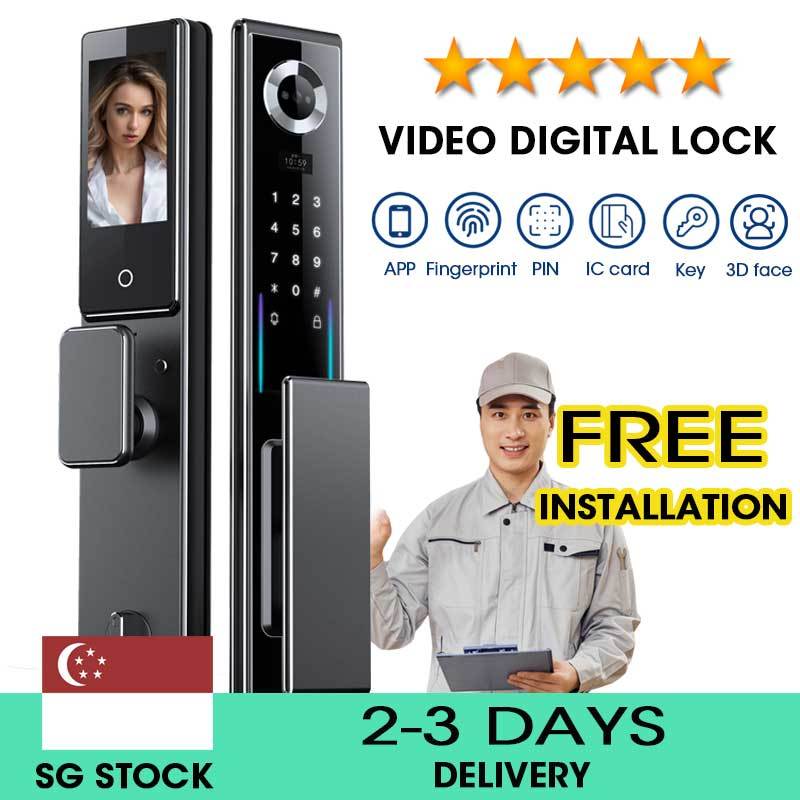 GLOVOSYNC Free Installation HDB Keyless Entry Digital Lock With Keypad ...