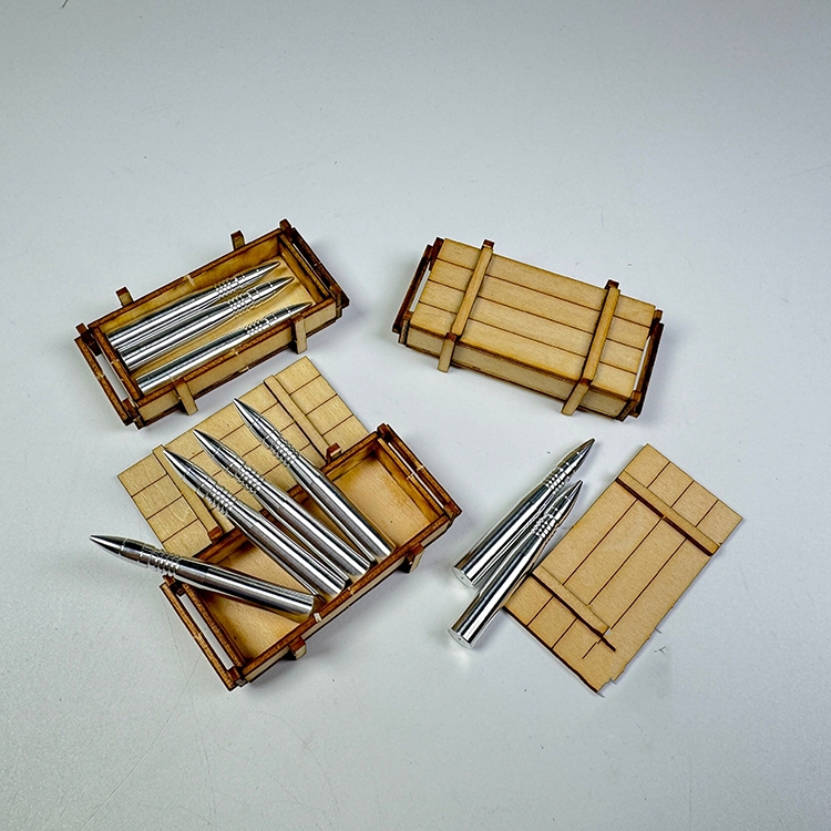88mm Metal Shells + Ammo Boxes for 1/16 Tank Model | Shopee Singapore