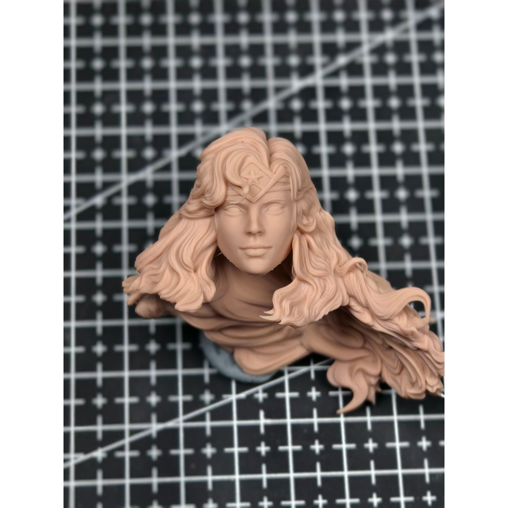1/12 Comic Wonder Woman Head Sculpt Model Fit For 6'' SHF ML McFarlane ...