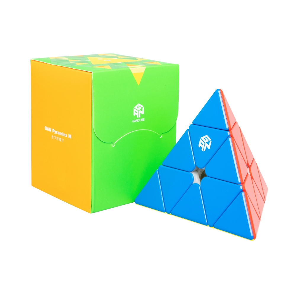 GAN Pyraminx Enhanced UV 3x3 Magnetic Cube Professional Puzzle Fidget ...