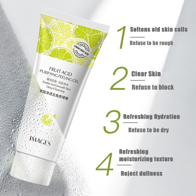 【spike price】80g Scrub Gel Cream Face Skin Lime Care IMAGES Advanced ...