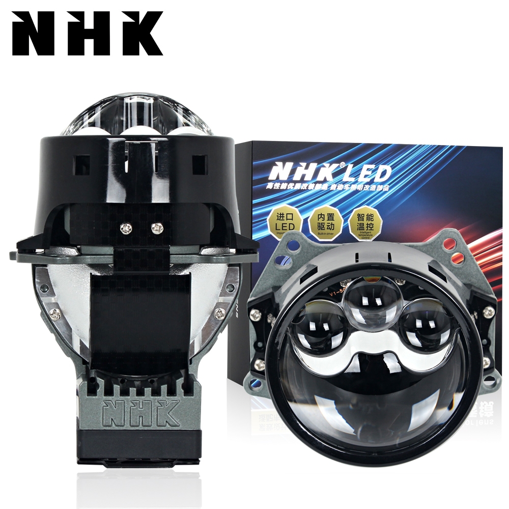 NHK Bi LED Projector Lens 178W Three Hyperboloid Headlight for Hella 3R ...