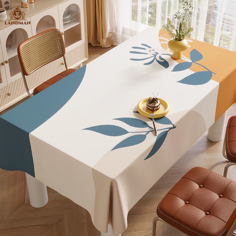 Pvc Tablecloth Waterproof Oil-Proof Anti-Scalding Coffee Table Mat Can ...