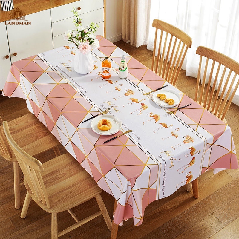 Tablecloth Waterproof Oil-Proof Anti-Scalding Disposable pvc ...