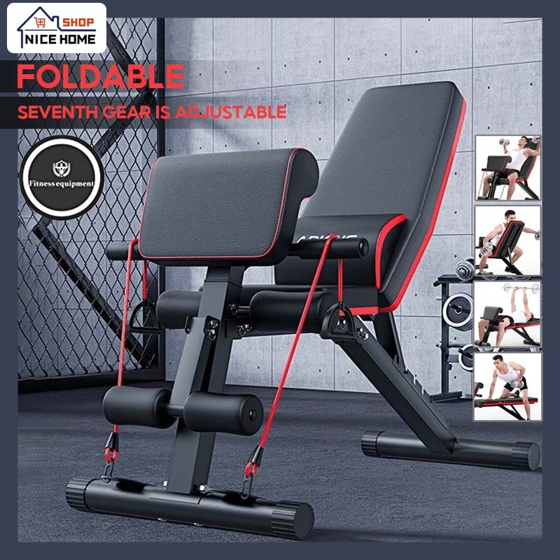 NICE Workout Bench Dumbbell Stool Home Gym Bench Foldable Dumbbell ...