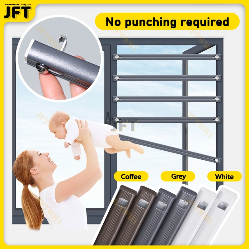 Detachable Window Grille Safety No Drilling Customised Children's ...