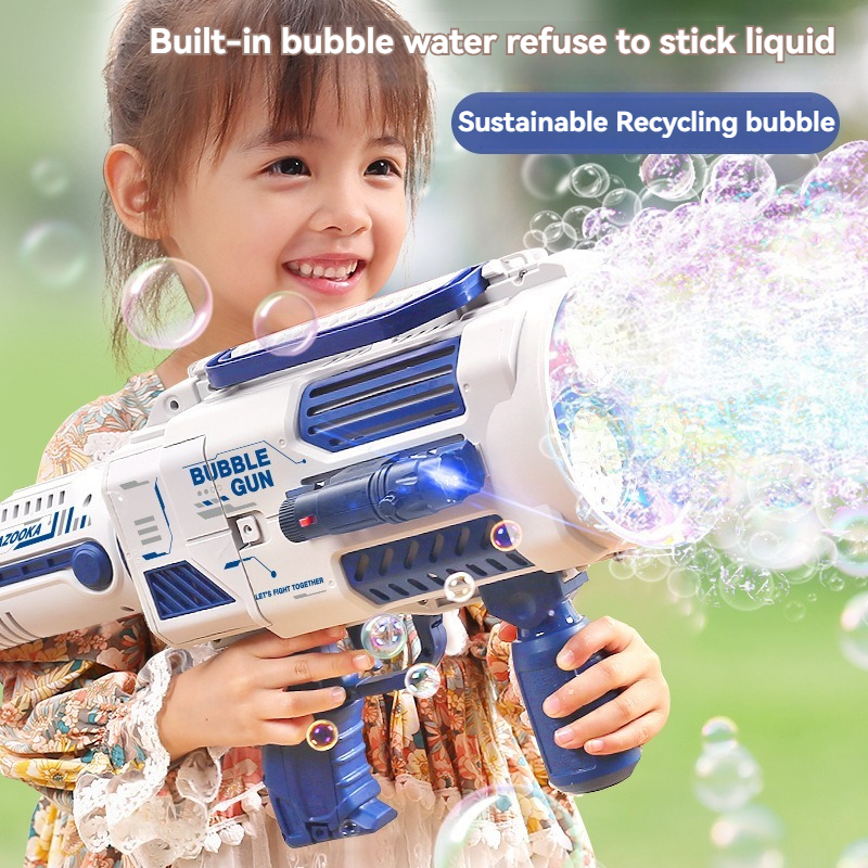 Children's bubble machine Internet celebrity Gatling bubble gun ...