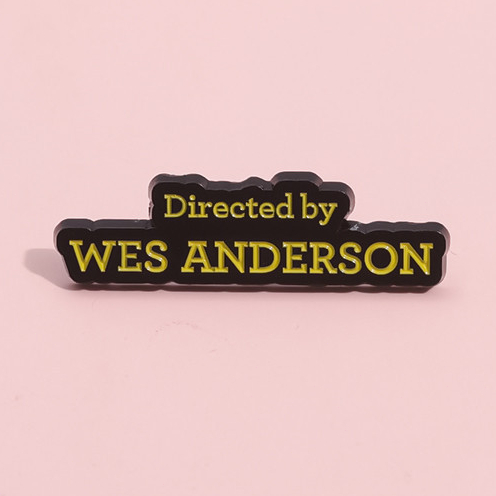 Wes Anderson Brooch Pins Director Movie Brooch Metal Badges Backpack ...