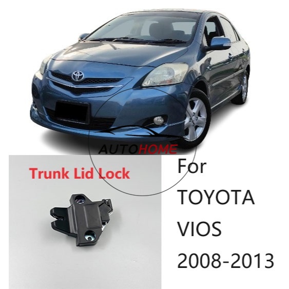 Trunk Lid Lock tailgate latch For Toyota Vios gen 2 2008 2009 2010 2011 ...