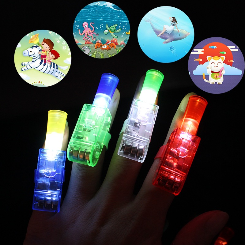 Luminous Toy Cartoon Projection Finger Light LED | Shopee Singapore