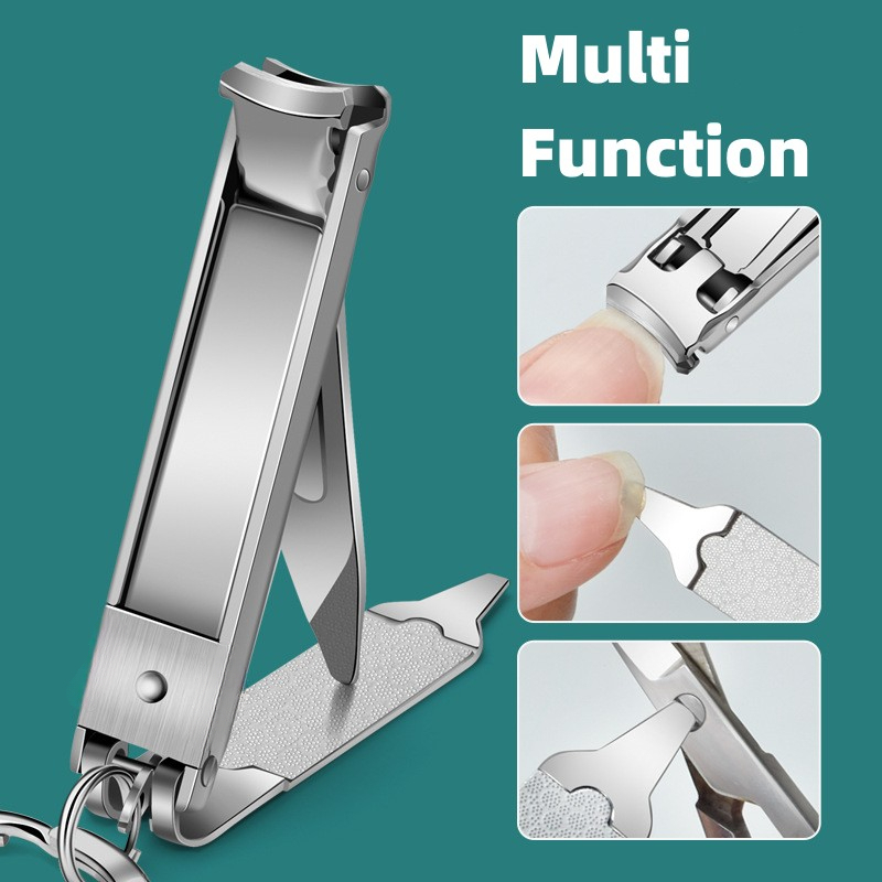 Compact Nail Clippers Foldable Nail Cutters Manicure Tools Portable ...