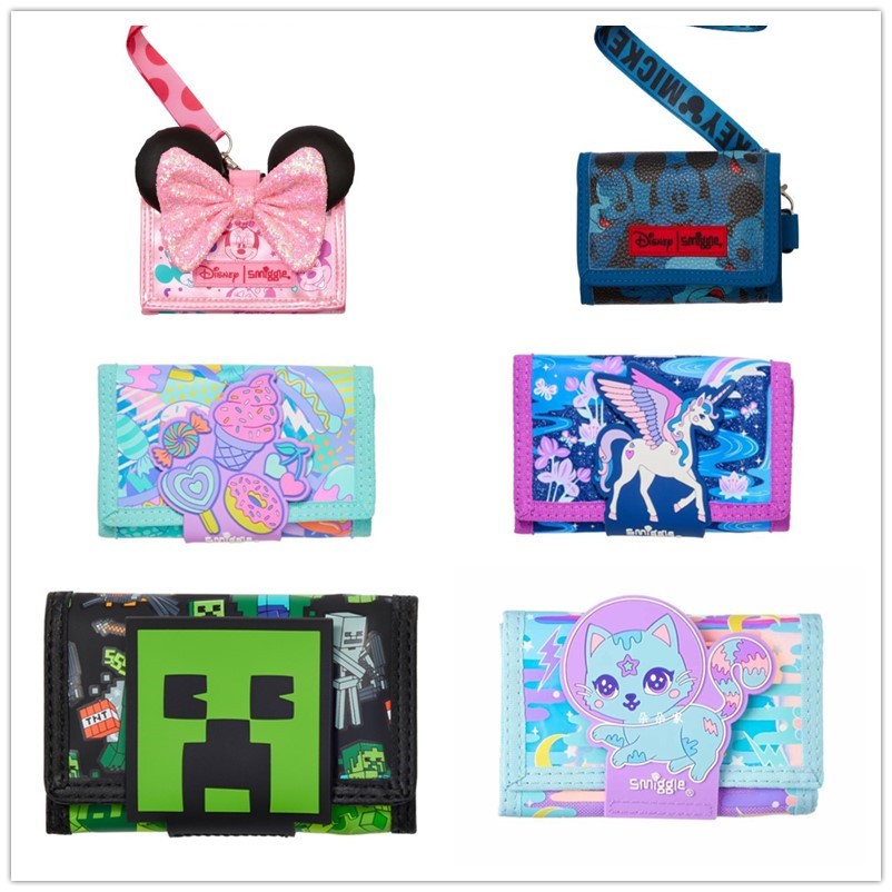 Smiggle Spider-Man Lanyard Wallet Minnie Mouse Character Lanyard Wallet ...