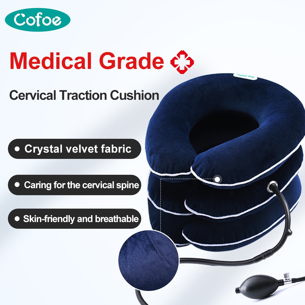 Air Inflatable Cervical Traction Device for Neck Cervical Spine Support ...