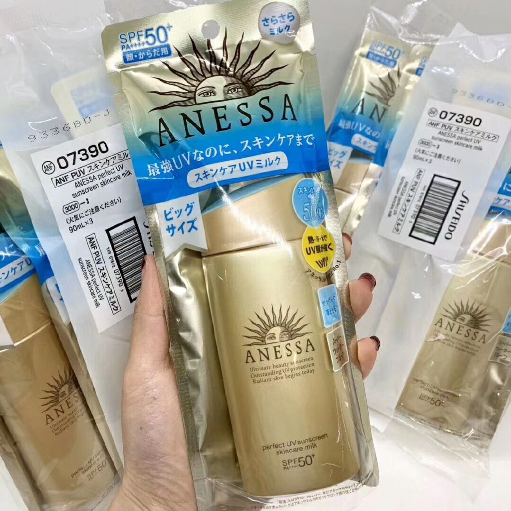 Anessa Perfect UV Sunscreen Skincare Milk SPF50+ PA++++ (90ml) | Shopee Singapore
