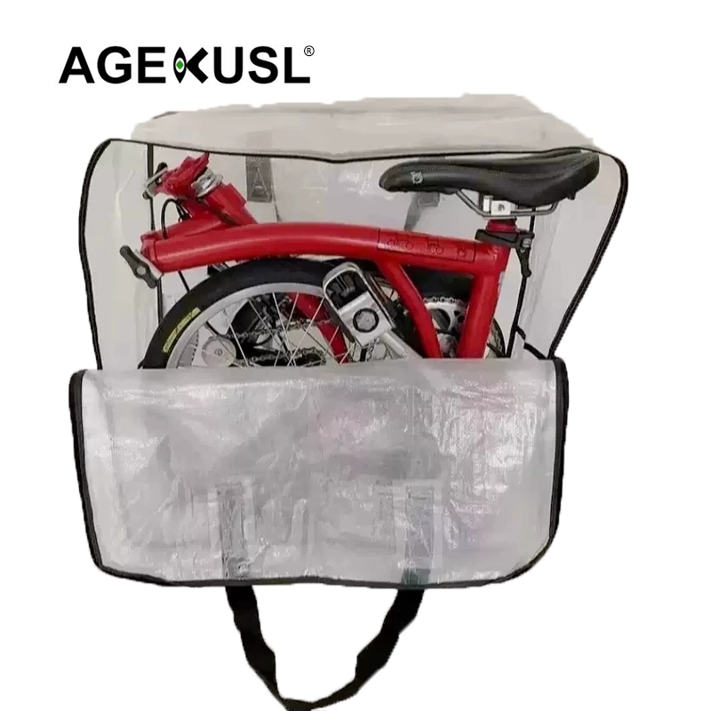 AGEKUSL Folding Bike Loading Bag Collapsible Carrying Transport Storage ...