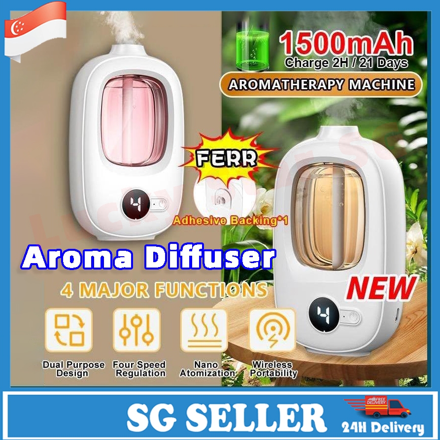 【SG Ready Stock】Automatic Aroma Diffuser Air Freshener Rechargeable ...