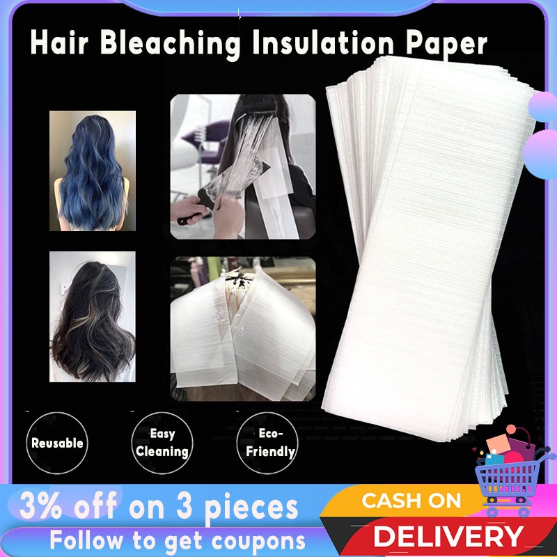 TL 50pcs Highlight Sheets Balayage paper Hair coloring tools Reusable ...