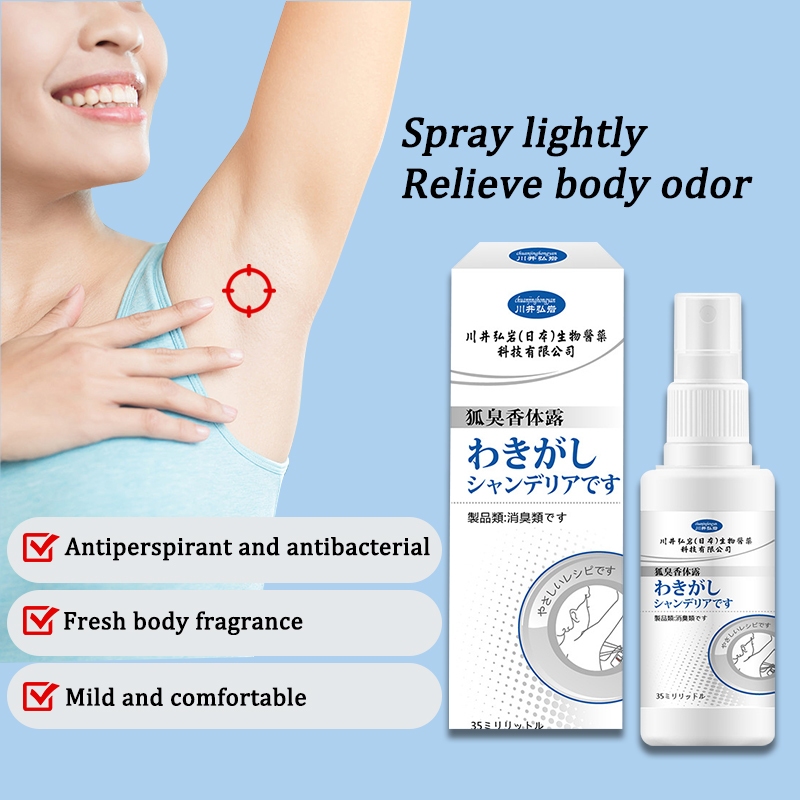 Deodorant Spray Underarm Deodorant Removes Armpit Odor and Sweaty ...