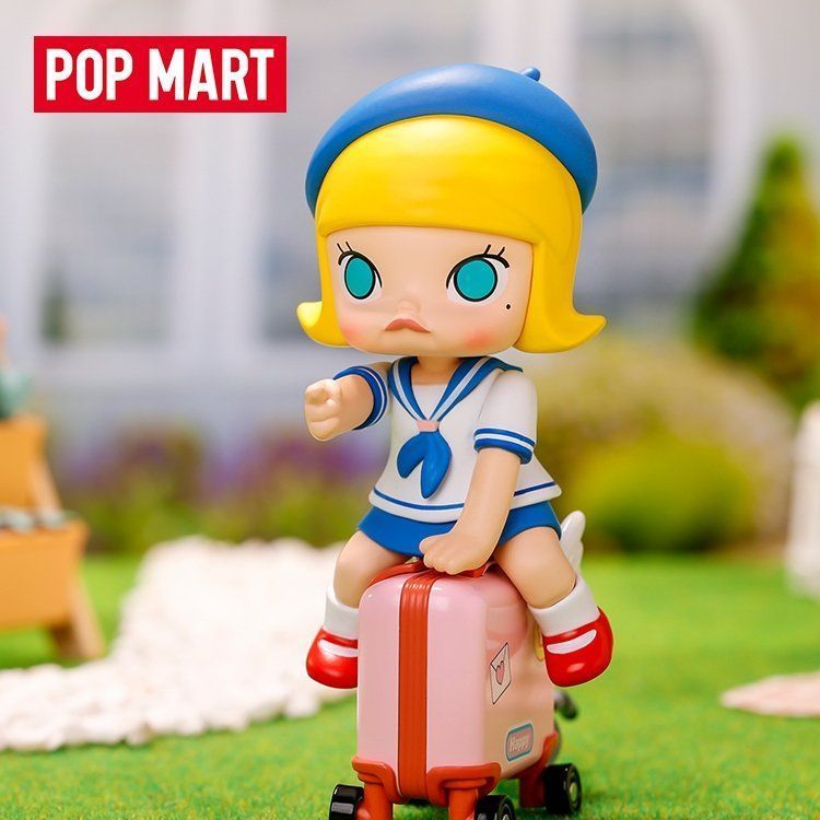 Original POP MART A Boring Day With Molly Series Action Figure Desktop ...