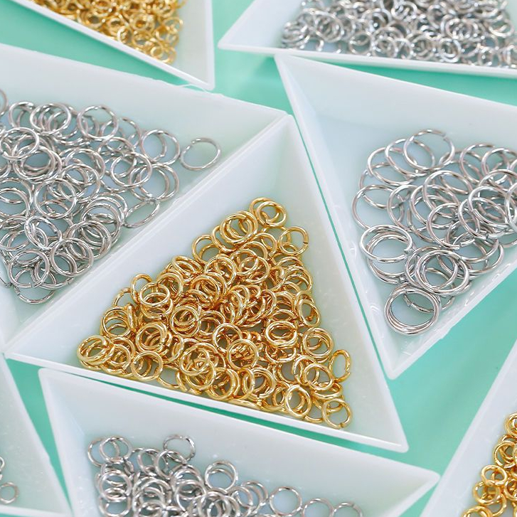 4/5/6 mm 500/200pcs Jump Rings Split Ring Connector single Open ring ...