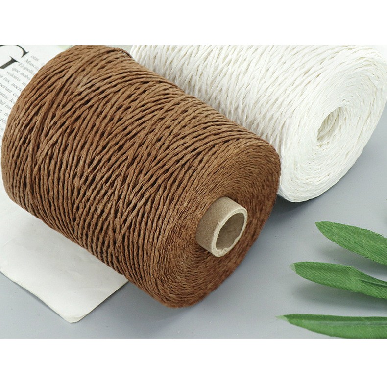 (READY STOCK) 330yd Natural Lafite Raffia Yarn Straw Paper Twine Cord ...