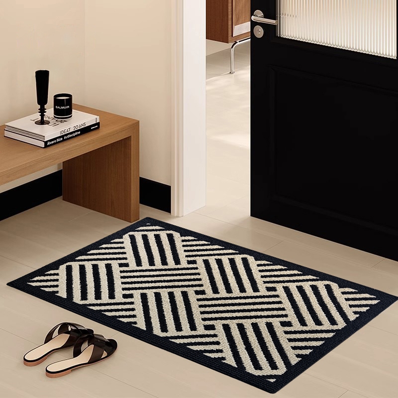 Simple Floor Mat Absorbent Bathroom Door Mat Non Slip Rugs Home Decor ...