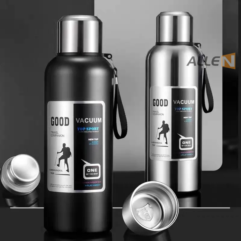 【ALLEN】316 Stainless Steel Large Capacity All-Steel Thermos Cup, Kettle ...