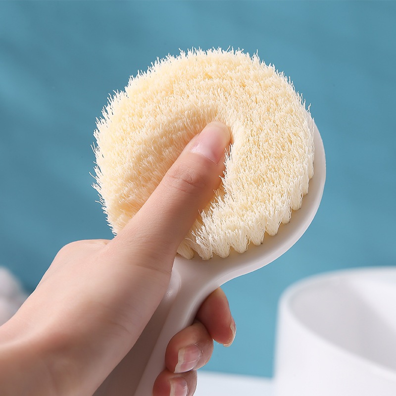 Household Long-Handled Bath Brush Japan Muji Bath Brush Soft Hair Bath ...