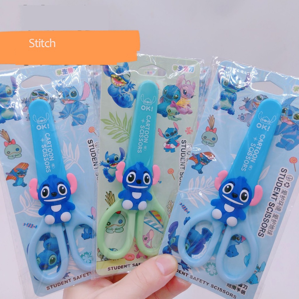 Anime Scissors Stitch Sanrio Kuromi Pikachu KT Children Safety ...