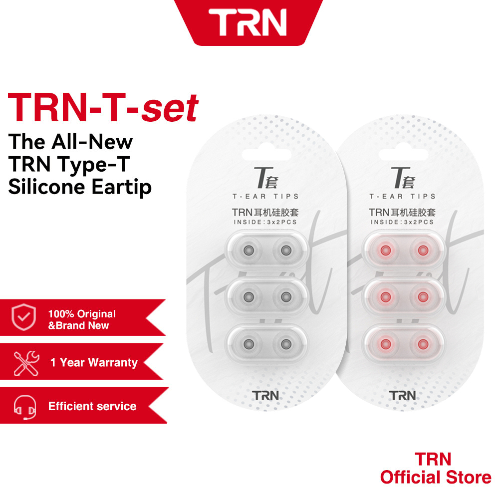 TRN T-Set Silicone Eartips 3 Pairs Headset Earbuds For TRN KZ QKZ ...