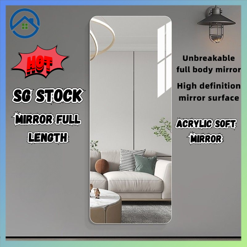 [SG Stock] Acrylic soft mirror self-adhesive mirror | Shopee Singapore