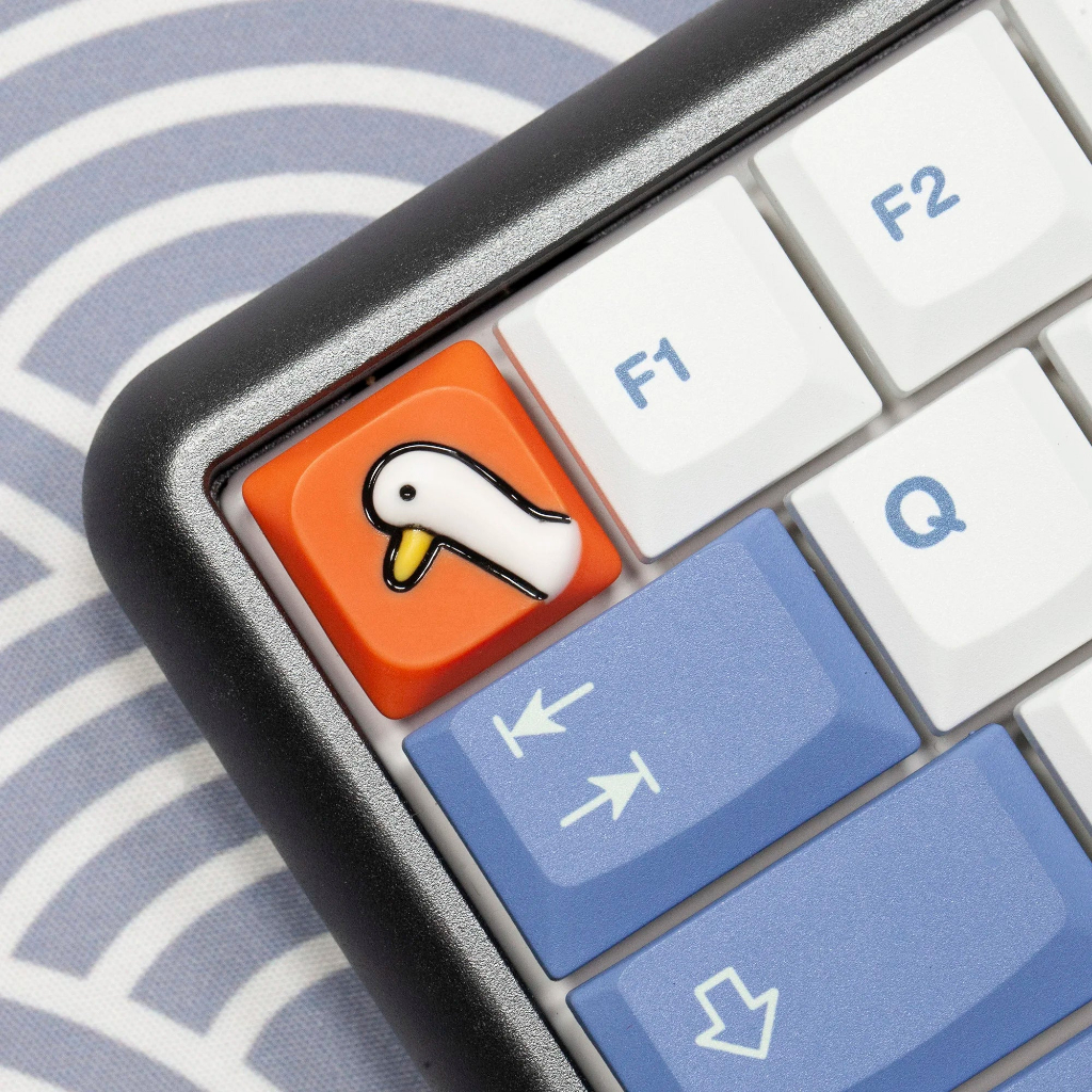 BIG GOOSE RESIN ARTISAN KEYCAP LOW PROFILE KEYCAP FOR LOW PROFILE MX ...